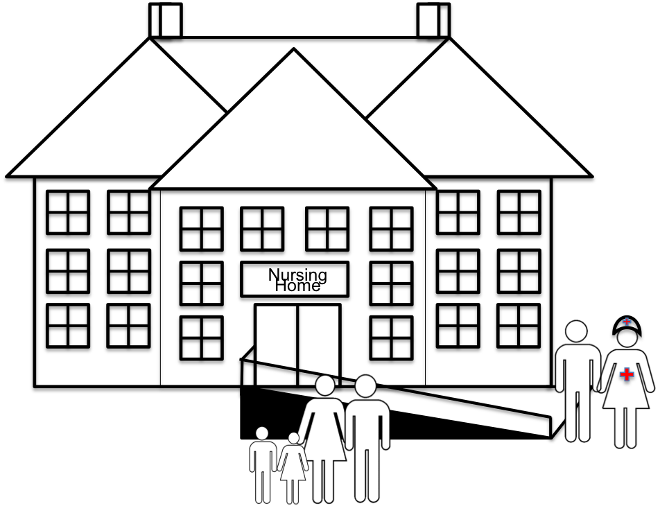 Nursing Home Building Drawing